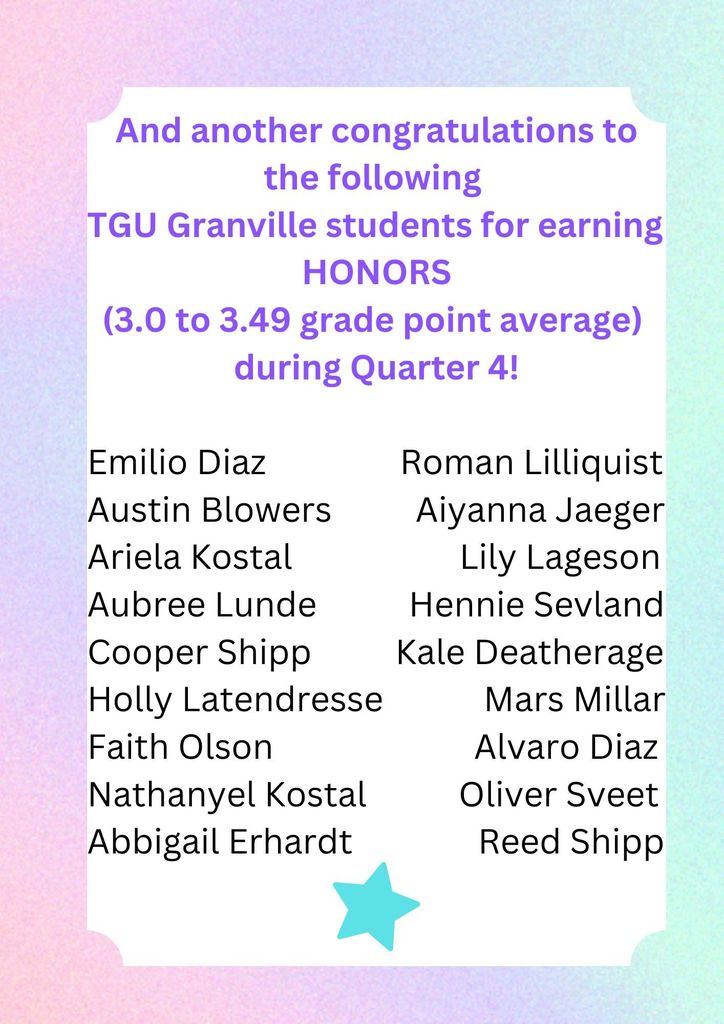 Live Feed | TGU School District